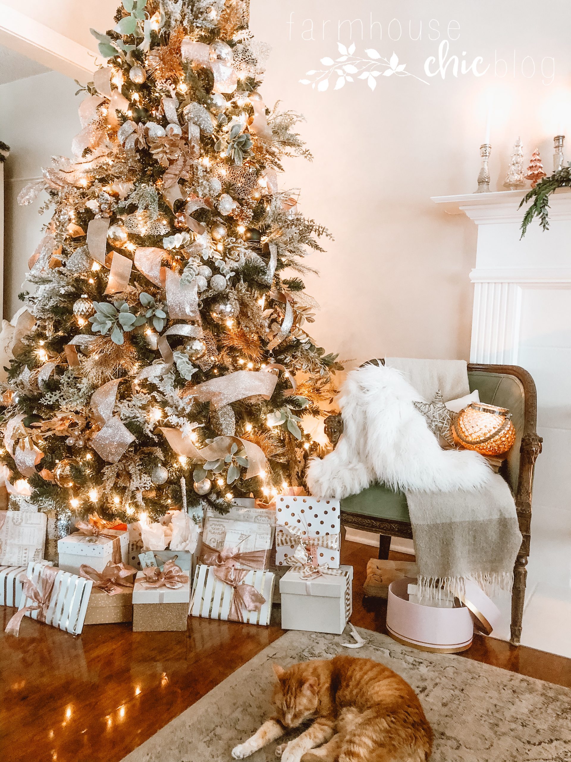 Winter Chic Christmas - Farmhouse Chic Blog